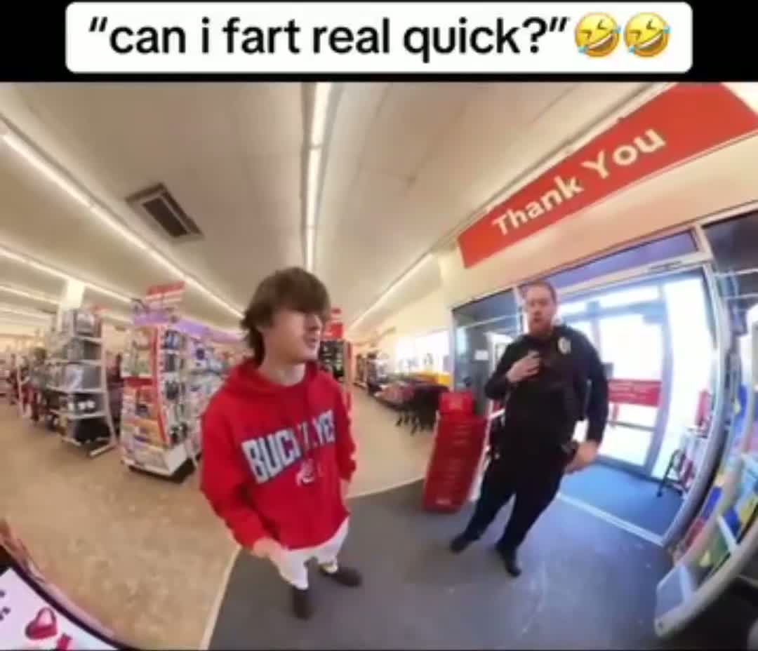 Free country! Asking to fart sounds weird.