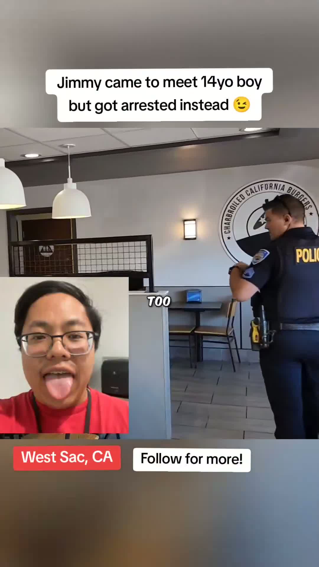 #TrueCrimeStories Jimmy came to meet a 14yo boy but got arrested instead